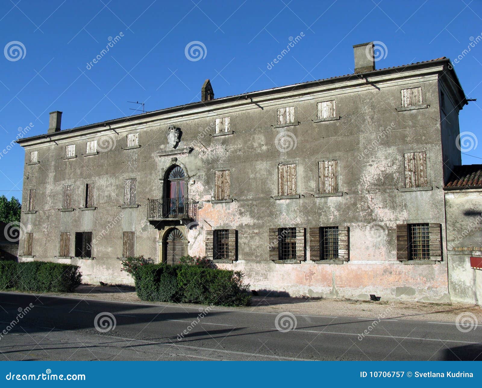 Italian medieval building. stock image. Image of renaissance - 10706757