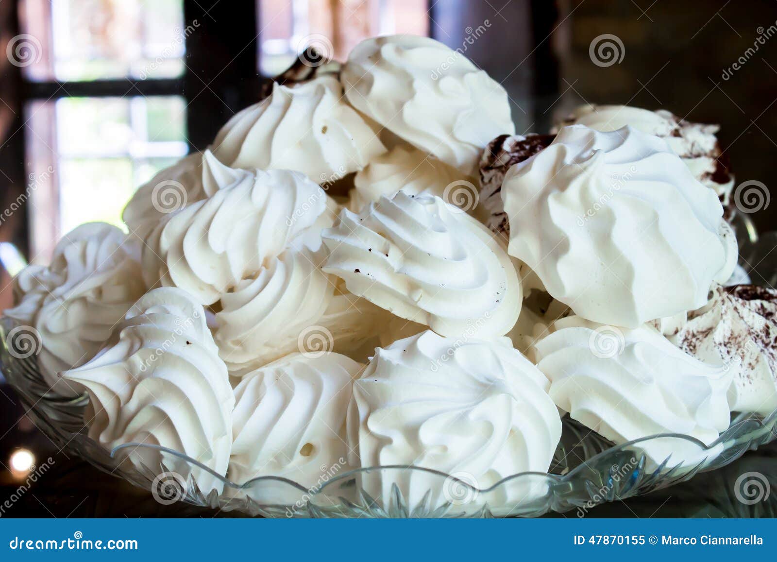 Italian meringues stock image. Image of crisp, restaurant - 47870155