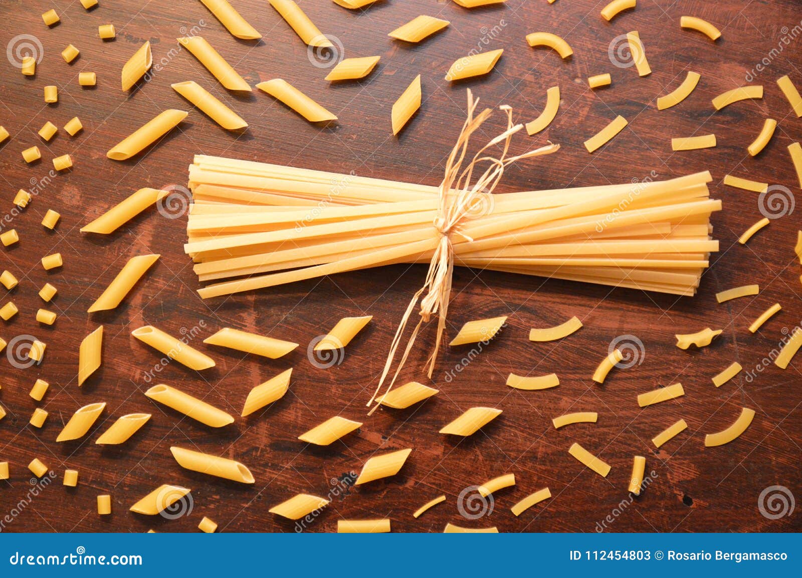 Italian mix pasta stock image. Image of pasta, food - 112454803