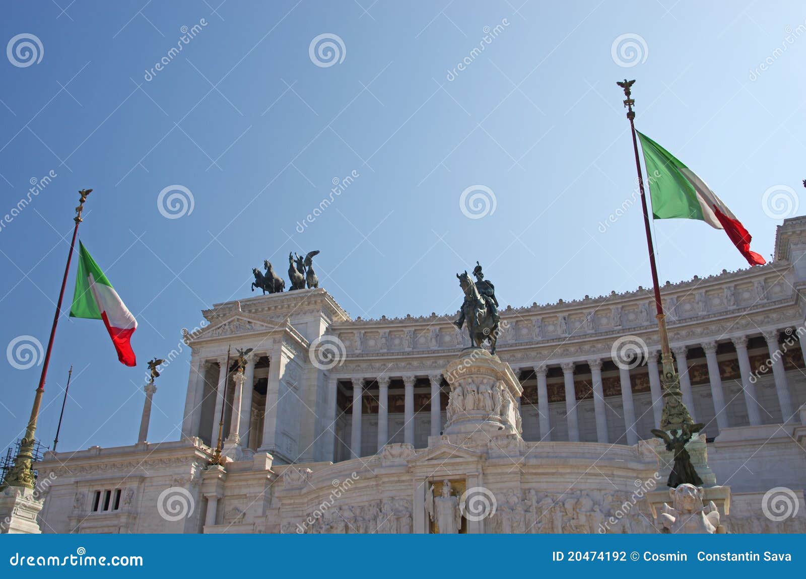 Italian monument stock photo. Image of capitol, care - 20474192