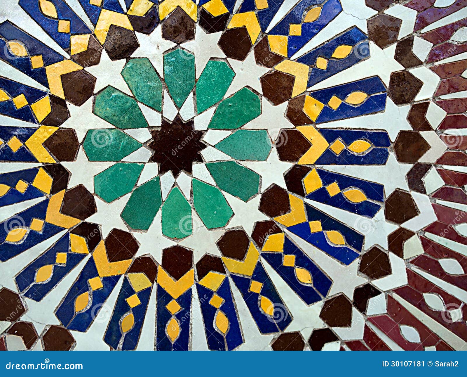 Bright Mosaic Tiled Background - Abstract Pattern Stock Image - Image ...