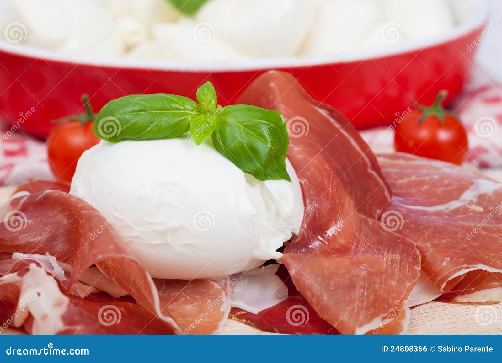 Italian Mozzarella stock photo. Image of cheese, italy - 24808366