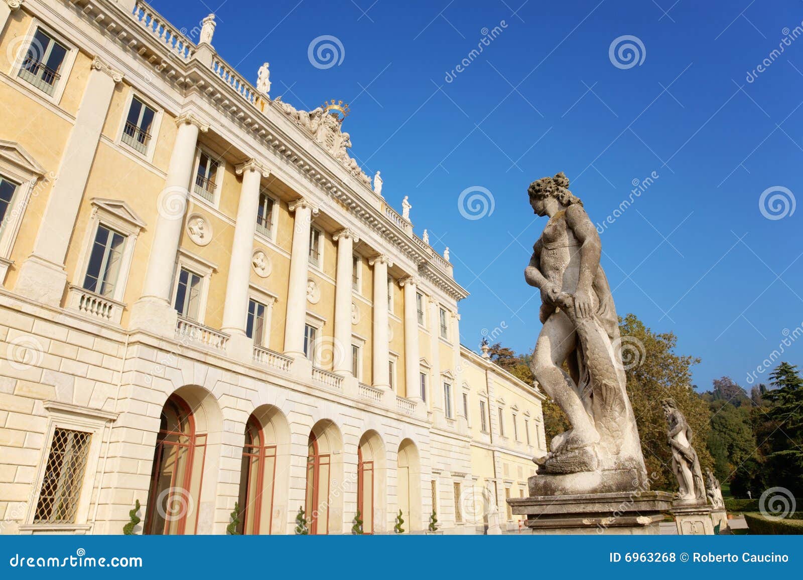 Italian neoclassic villa stock photo. Image of classic - 6963268