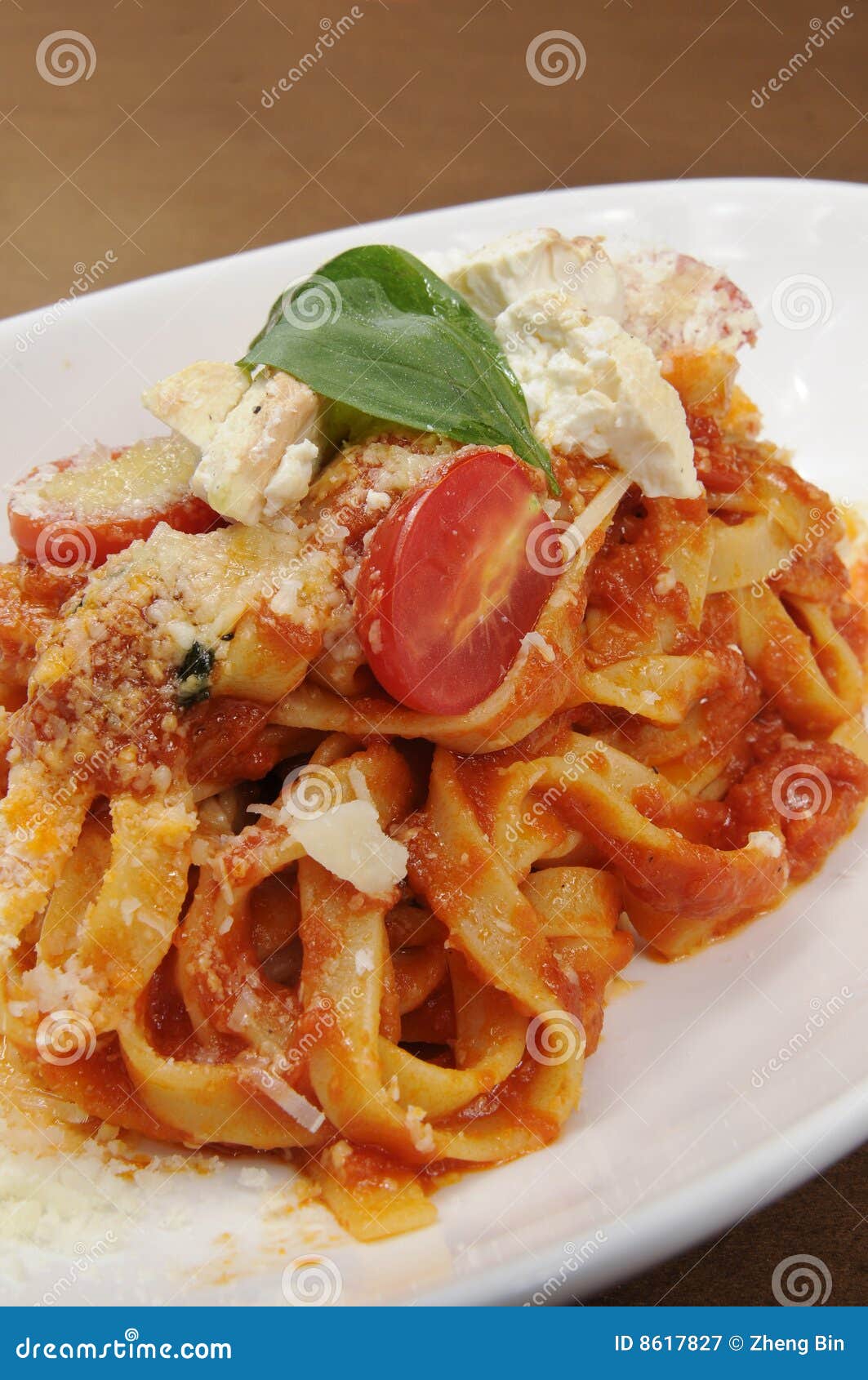 Italian noodles stock image. Image of delicious, restaurant - 8617827