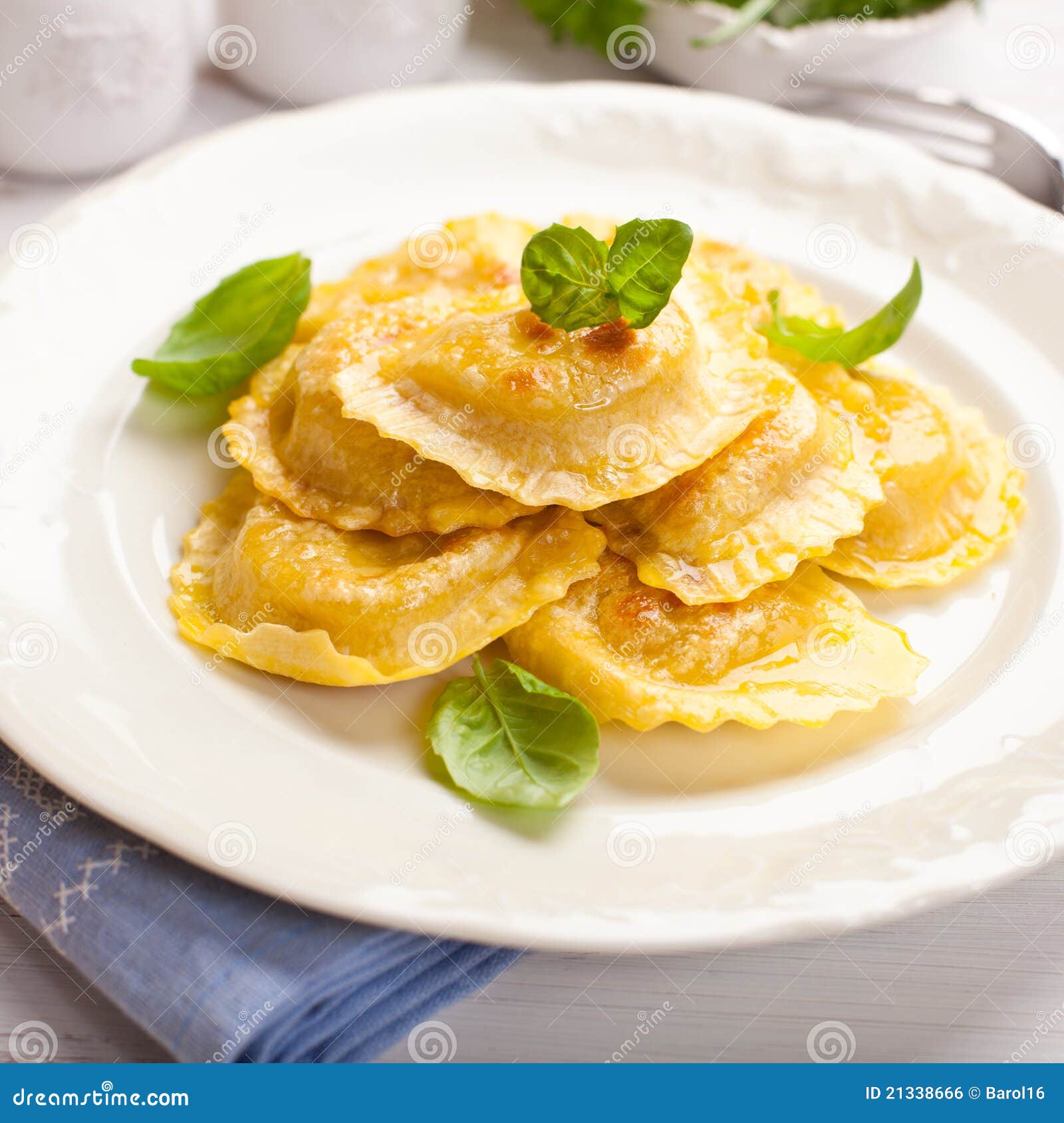 Italian Panzerotti with Cheese Sauce and Spinach Stock Photo - Image of ...
