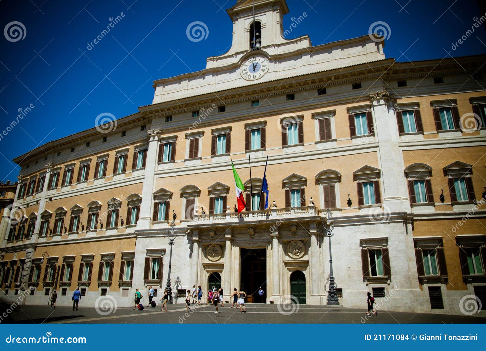 The Italian Parliament editorial stock image. Image of capital - 21171084