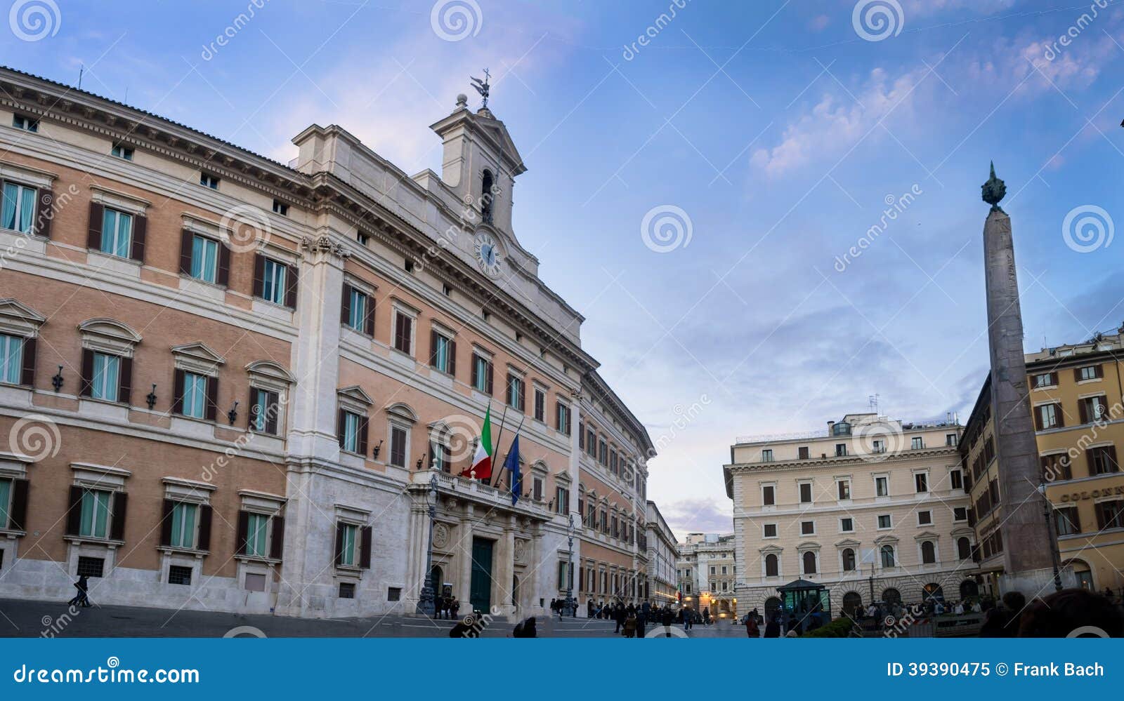 The Italian Parliament in Rome Editorial Image - Image of tourism ...