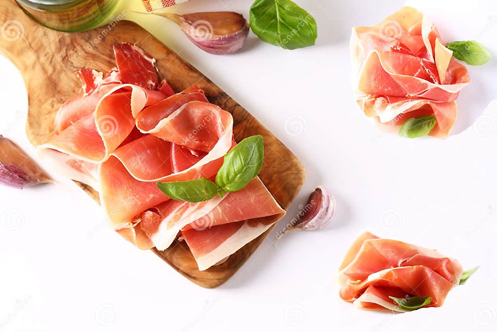 Italian parma ham stock photo. Image of prosciutto, lunch - 230635918