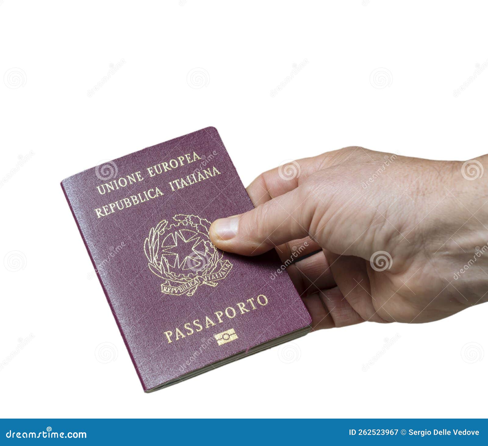 The italian passport stock image. Image of international - 262523967