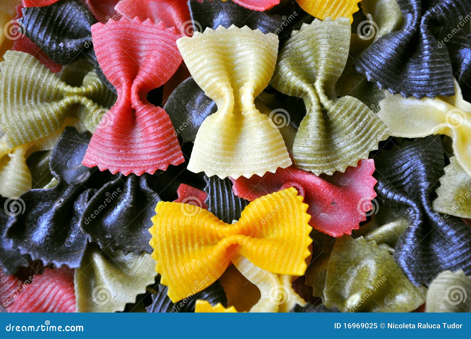 Italian Colored Pasta As a Background Photo Stock Image - Image of ...