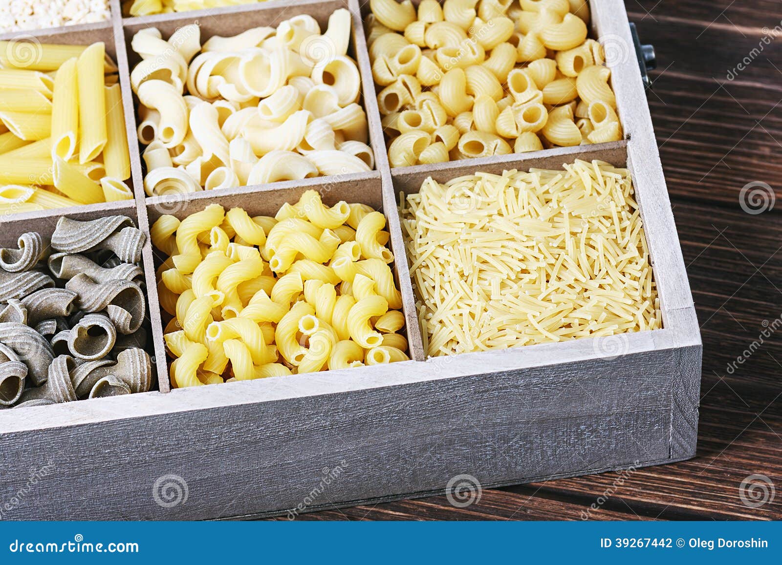 Italian pasta assortment stock photo. Image of collage - 39267442