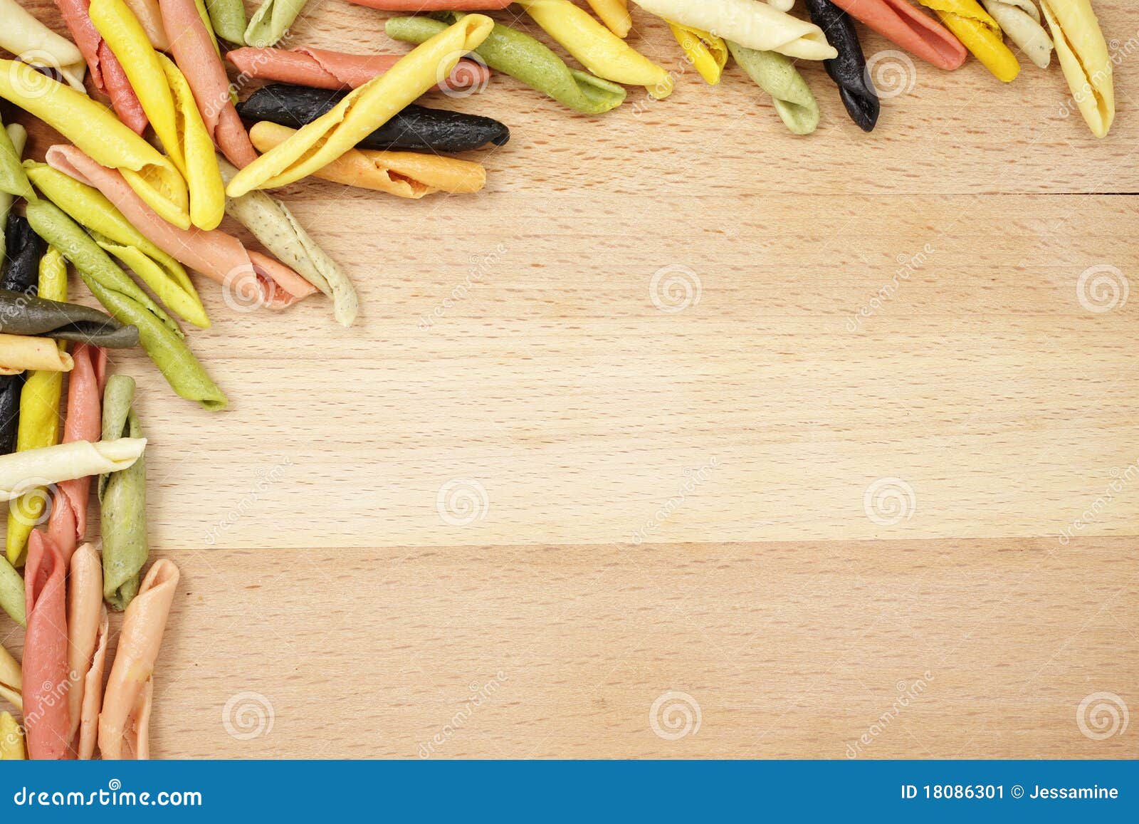 Italian pasta border stock image. Image of border, natural - 18086301