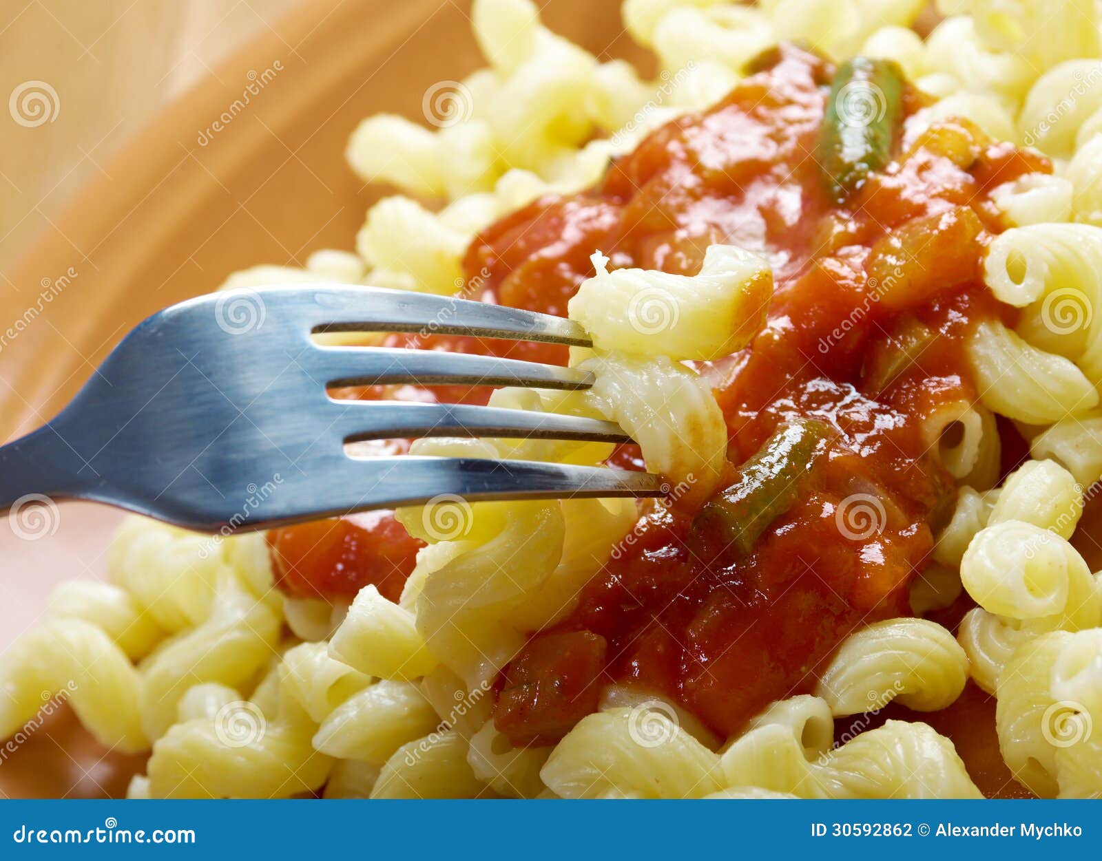 Italian pasta cavatappi stock photo. Image of grana, italy - 30592862