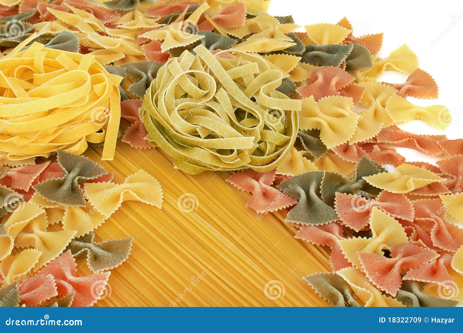Italian pasta collection stock image. Image of dough - 18322709