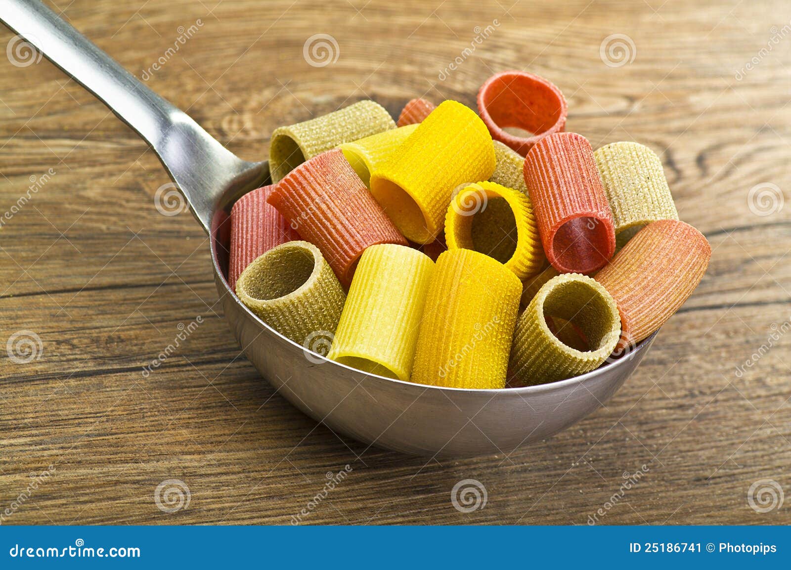 Italian Pasta colors stock image. Image of eating, flour - 25186741