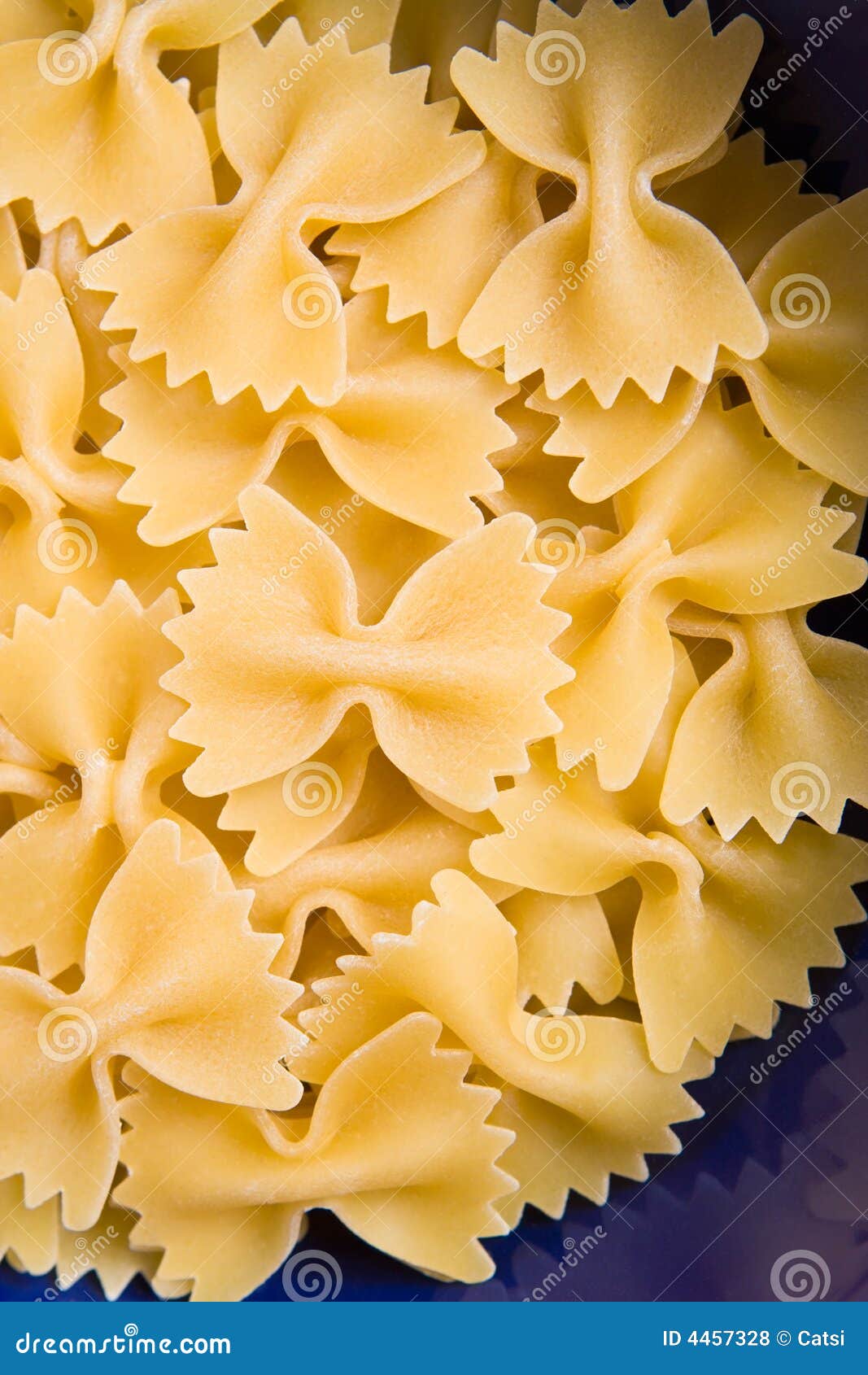 Italian pasta farfalle stock photo. Image of uncooked - 4457328