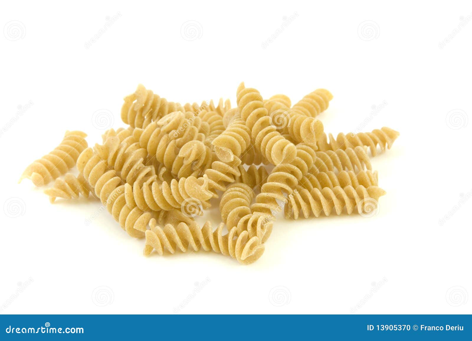 Italian pasta - fusilli stock photo. Image of diet, italy - 13905370