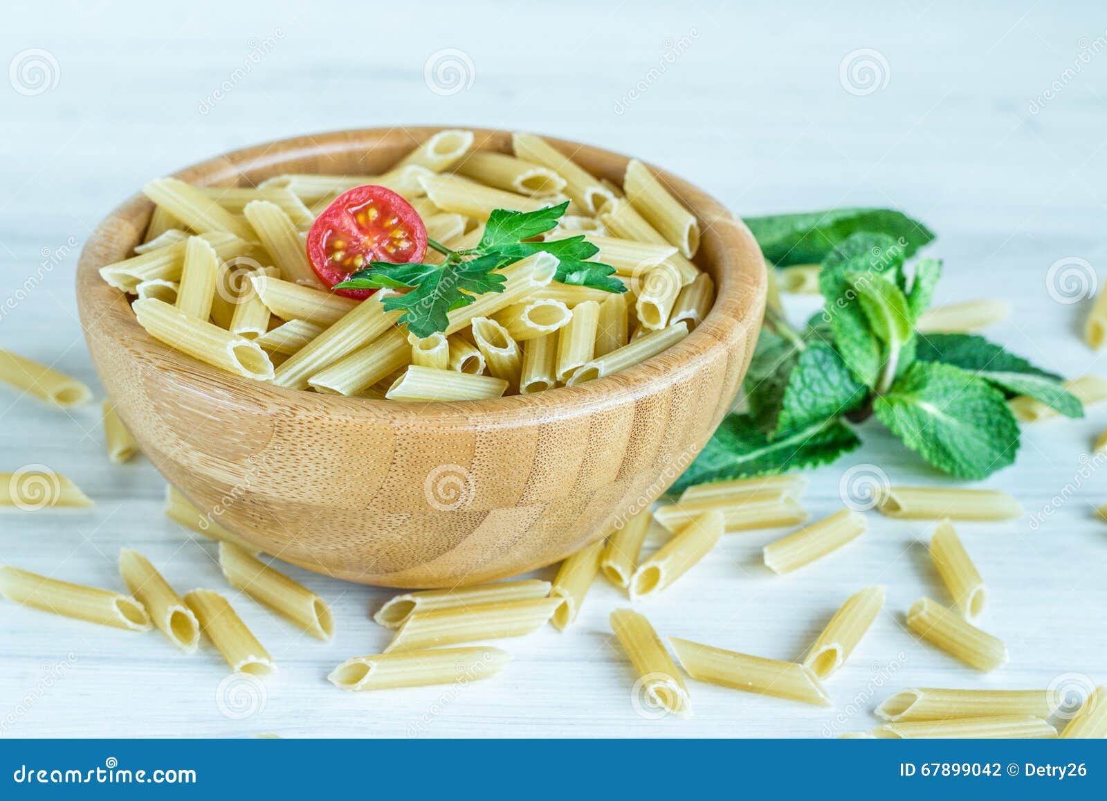 Italian pasta Penne Rigate stock photo. Image of penne - 67899042
