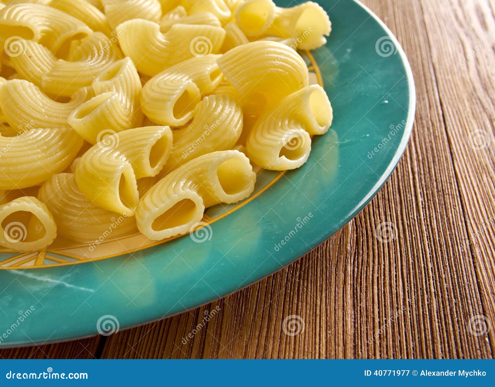 Italian pasta pipe rigate stock image. Image of food - 40771977