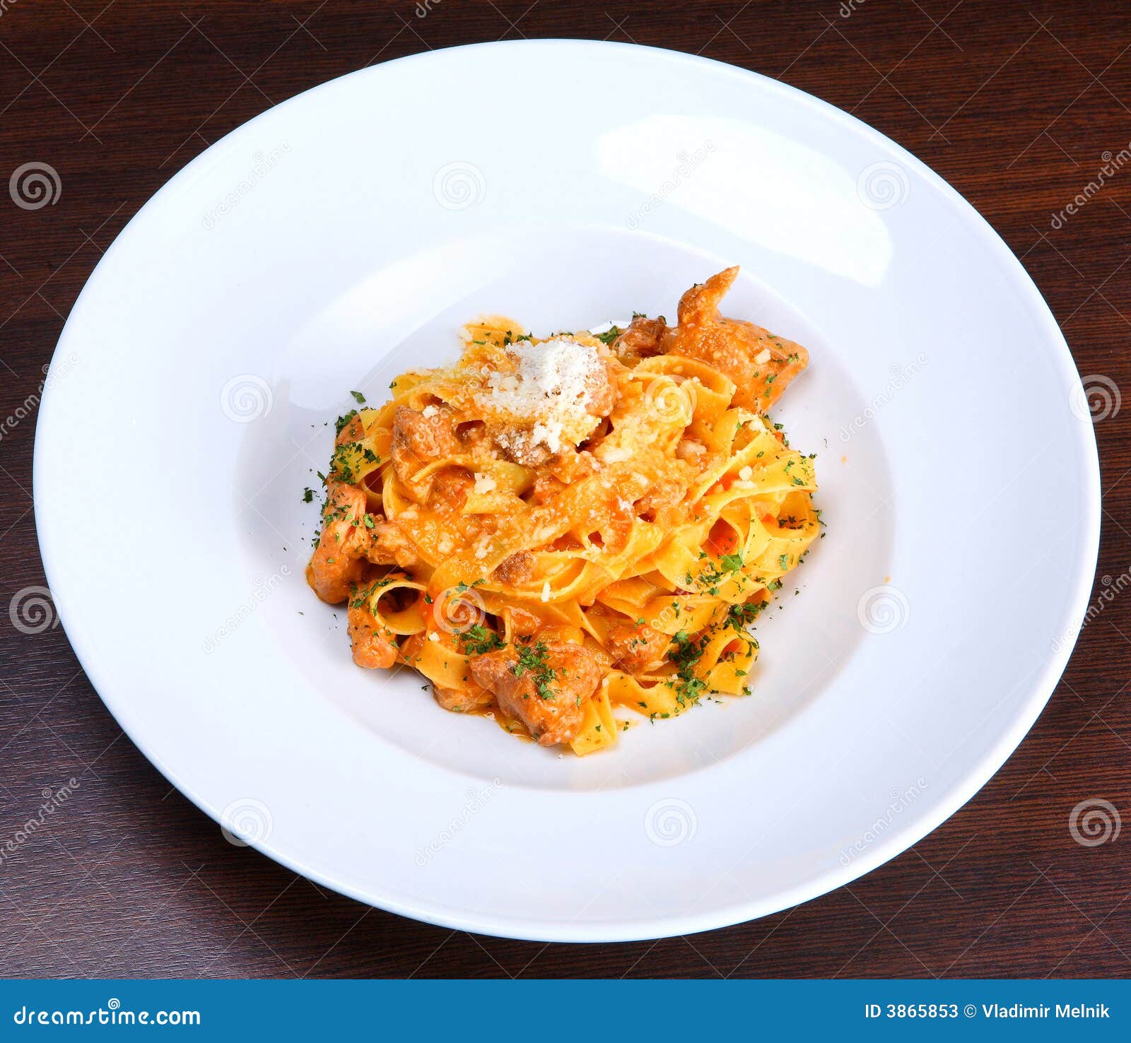 Italian pasta plate stock image. Image of food, rabbit - 3865853