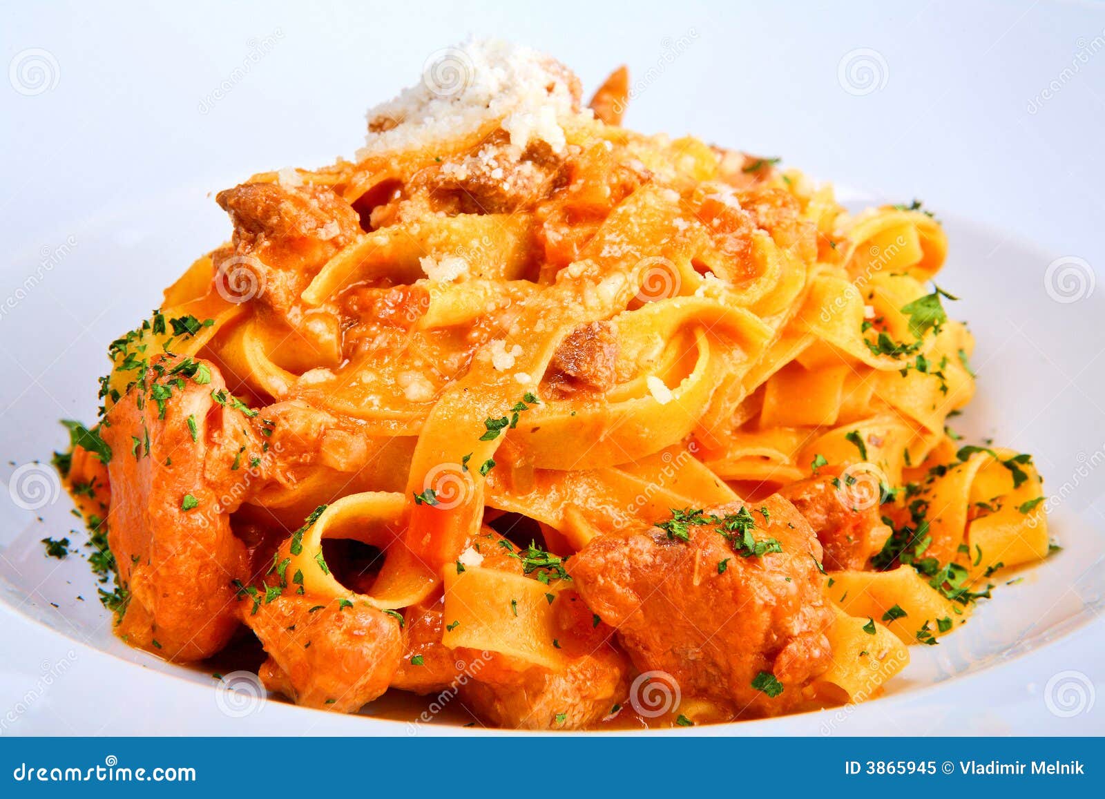 Italian pasta plate stock image. Image of meal, spaghetti - 3865945