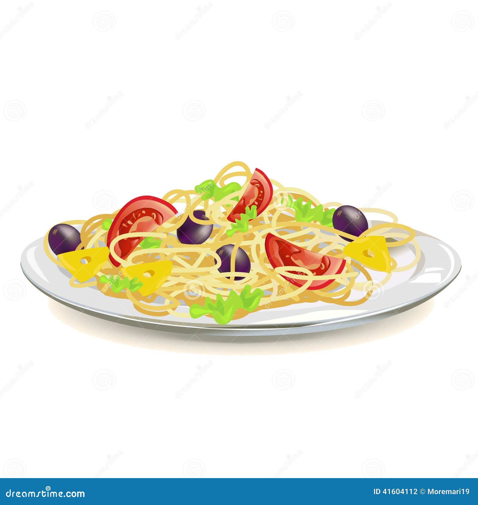 Italian Pasta Cartoon Vector | CartoonDealer.com #10568137