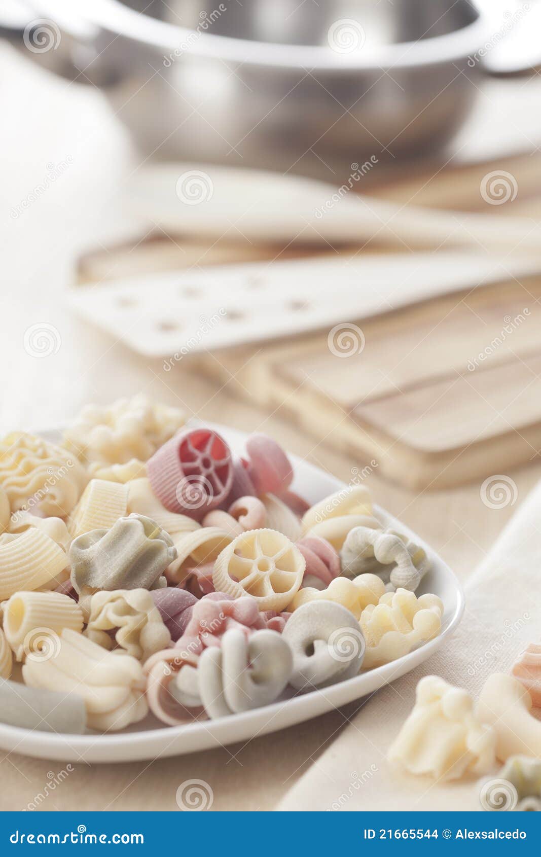 Italian Pasta Ready To Cook Stock Photo - Image of italian ...