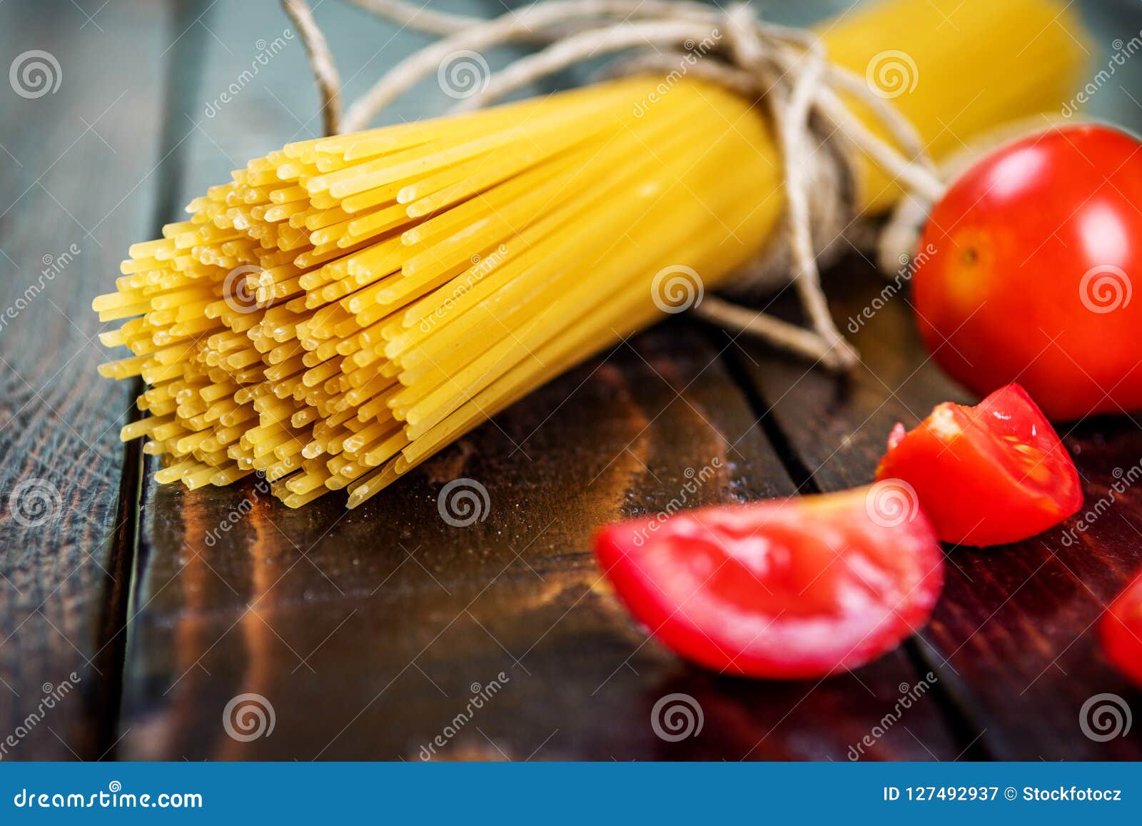 Italian pasta spaghetti stock image. Image of cooking - 127492937