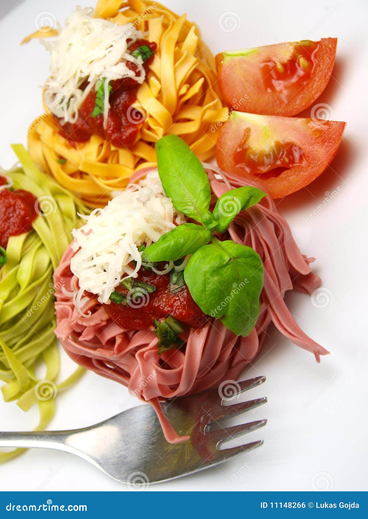 Italian pasta tagliatelle stock photo. Image of close - 11148266