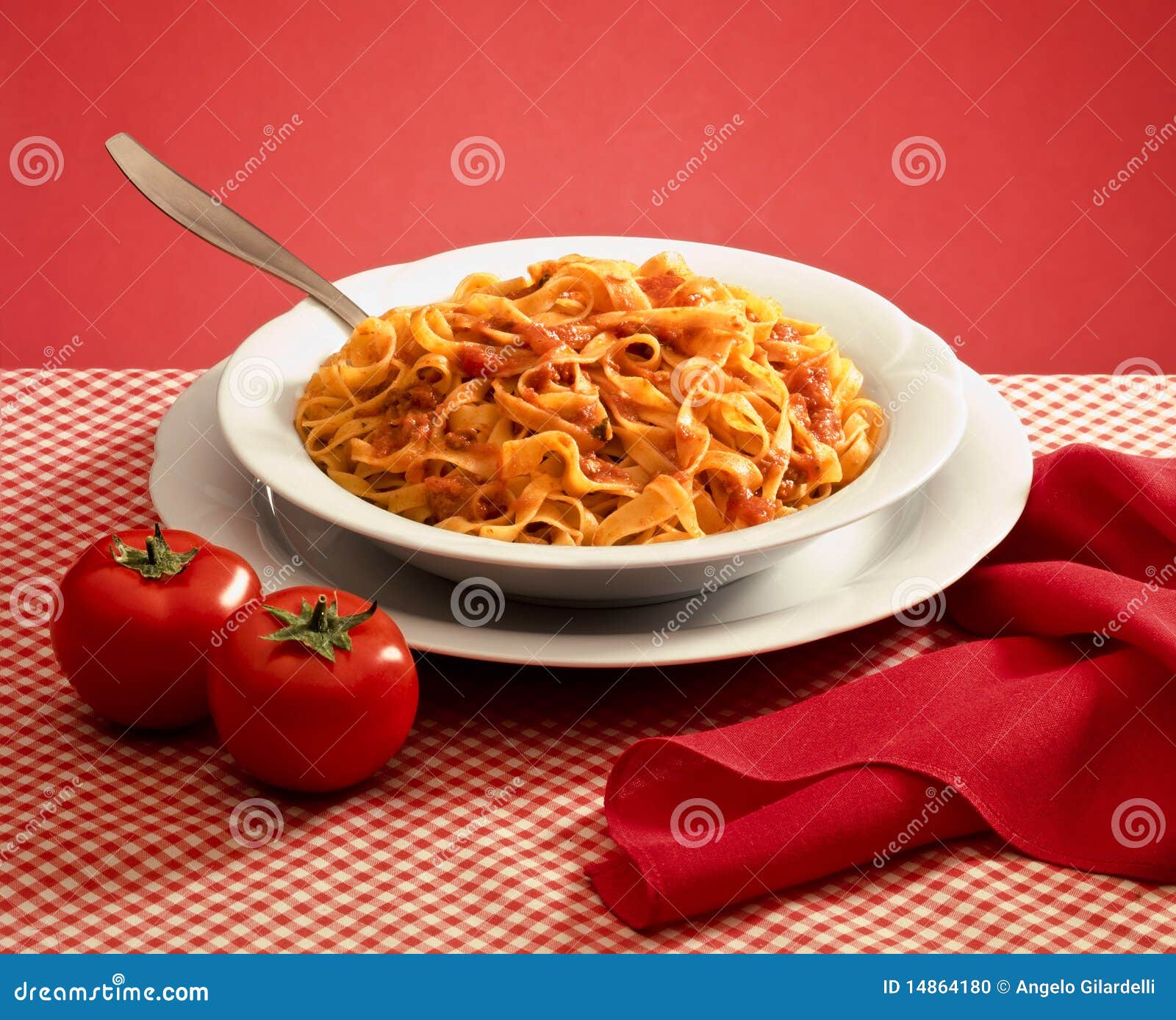 Italian pasta tagliatelle stock photo. Image of pasta - 14864180