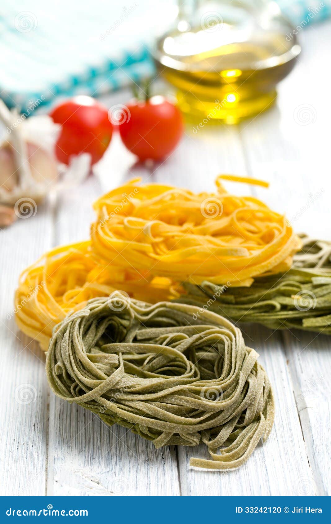 Italian pasta tagliatelle stock photo. Image of uncooked - 33242120