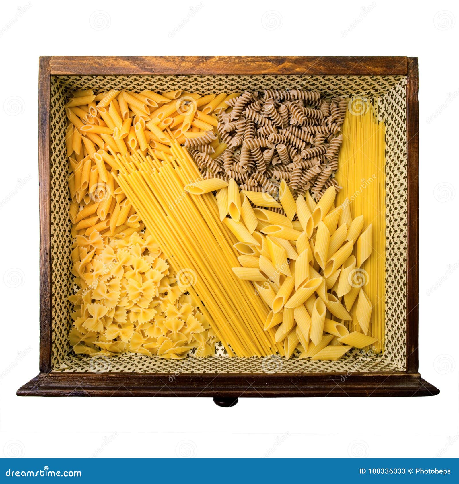 Italian pasta in tray stock image. Image of dishes, gourmet - 100336033