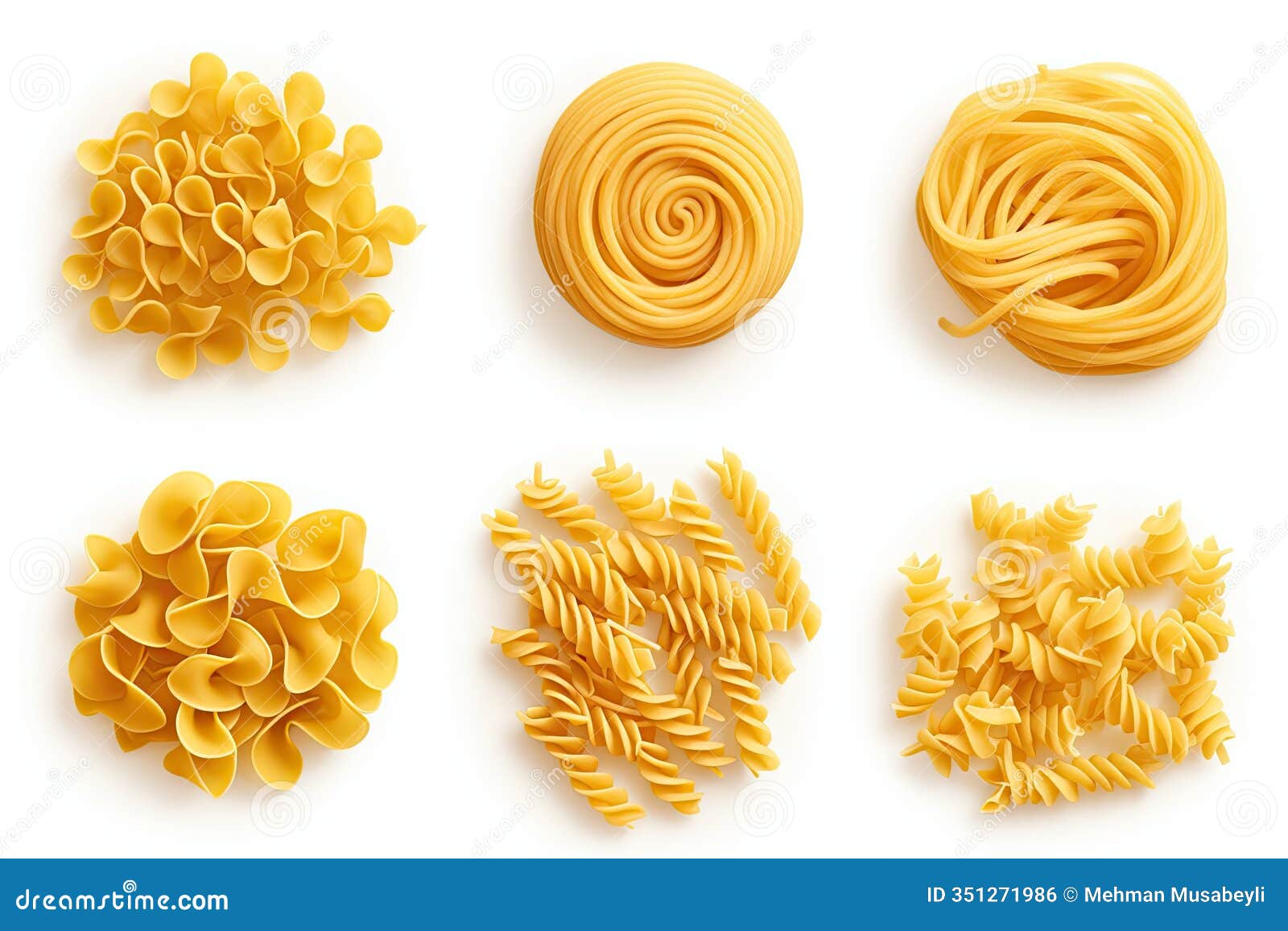 Types Of Pasta Set Icons In Outline Style. Big Collection Of Types Of ...