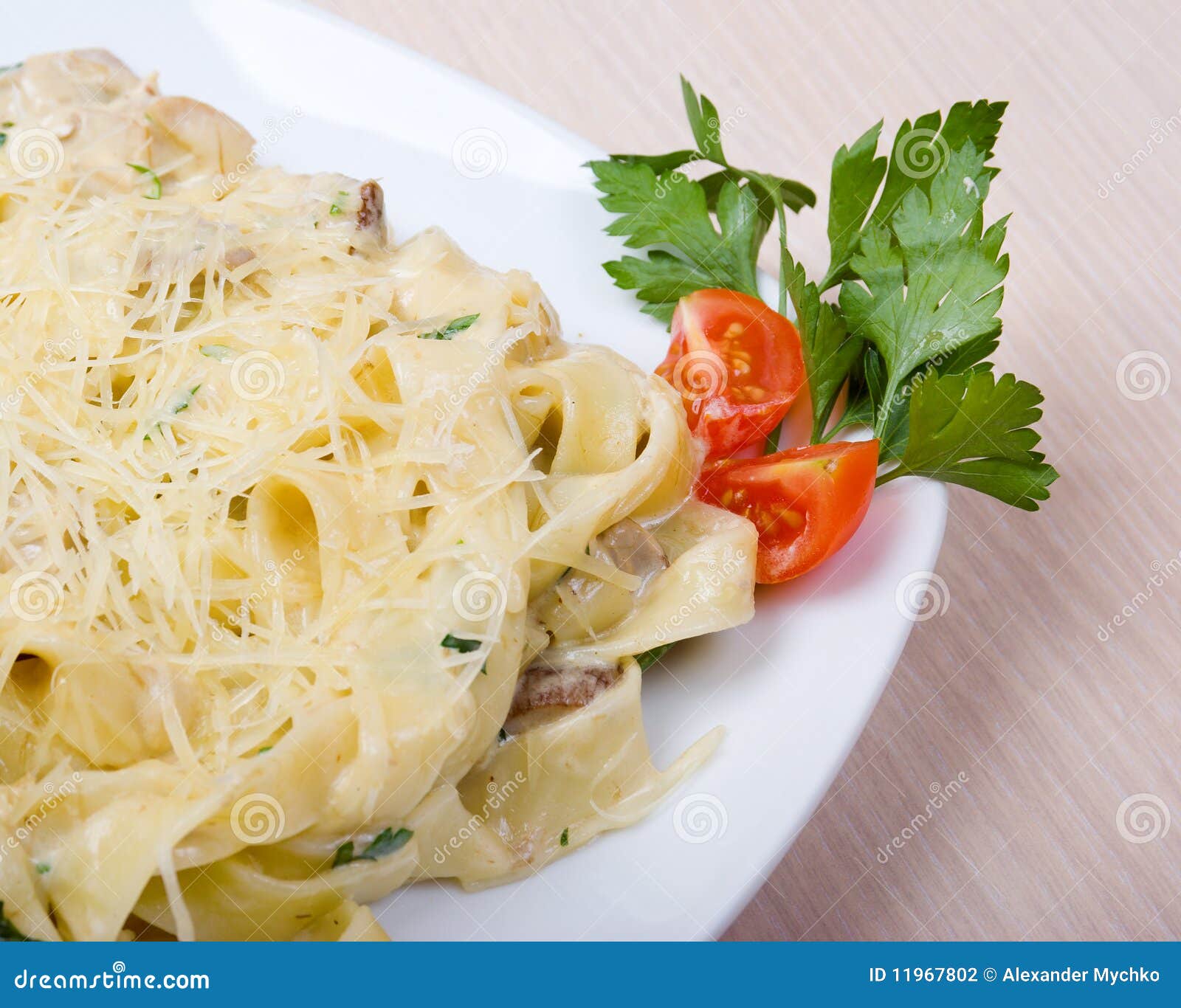 Italian paste on a plate stock photo. Image of pasta - 11967802