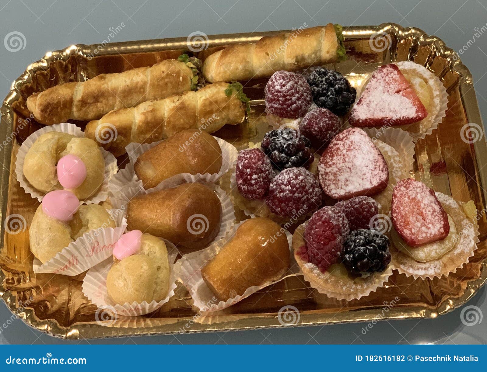 Italian pastries stock photo. Image of italian, pasticini - 182616182