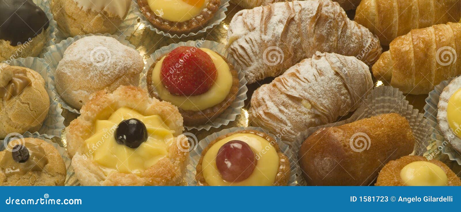 Italian pastry stock image. Image of close, brownies, closeup - 1581723