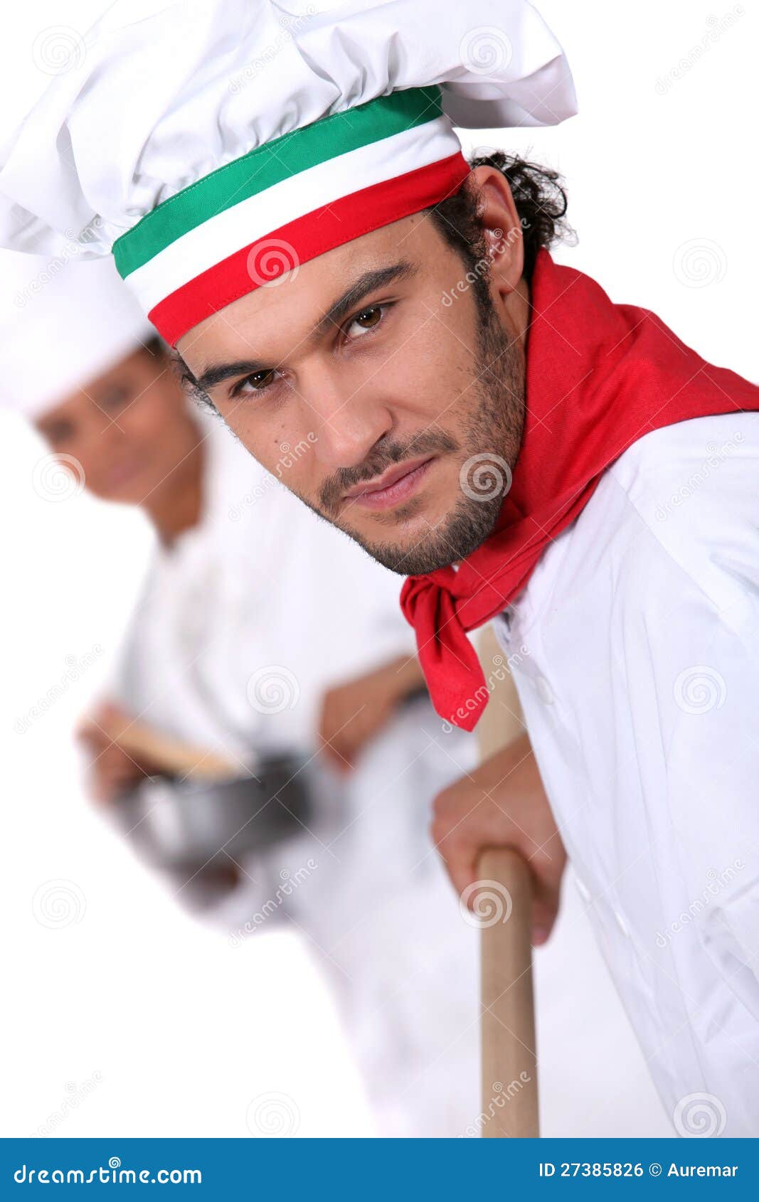 Italian pizza chef stock photo. Image of bands, tradedependent - 27385826