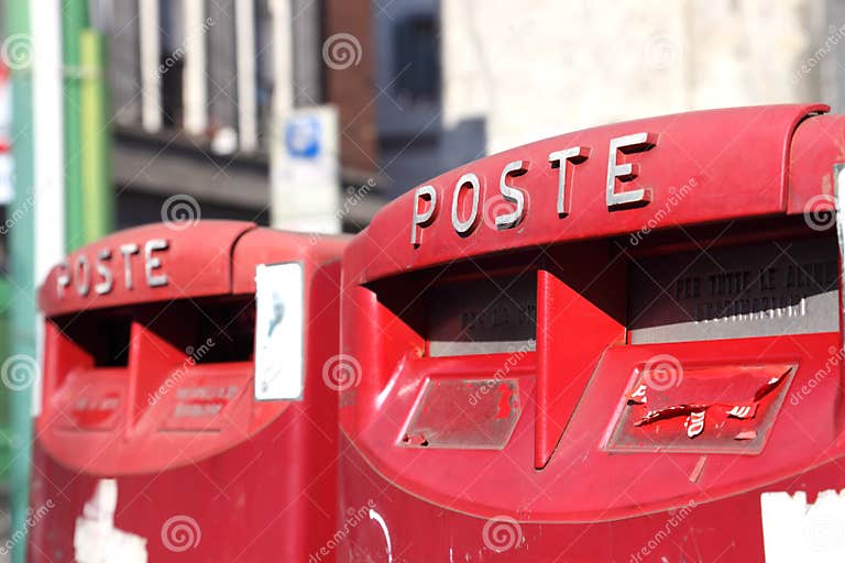 Italian post box stock image. Image of postage, delivery - 18527387