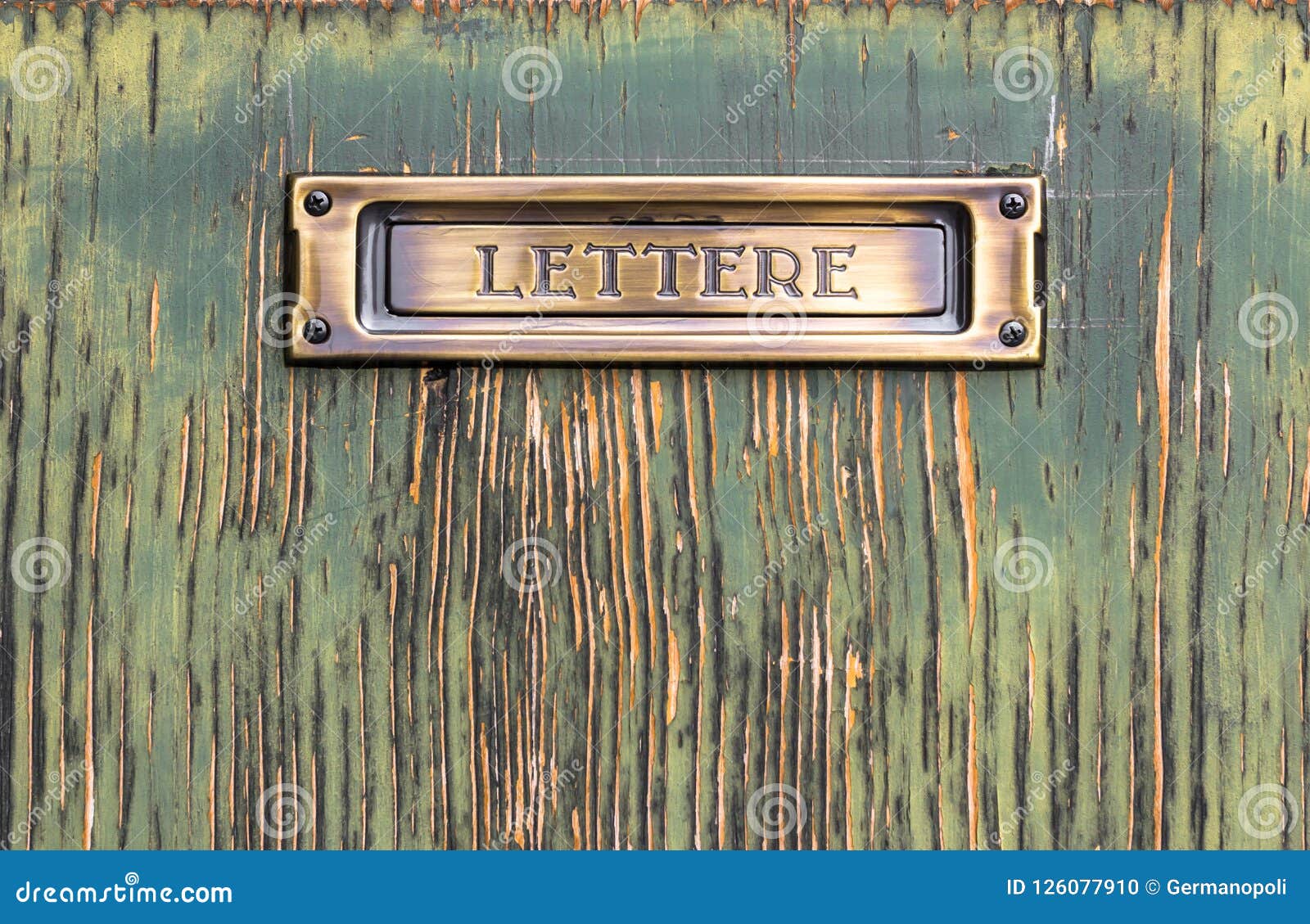 Italian postbox stock photo. Image of postbox, traditional - 126077910