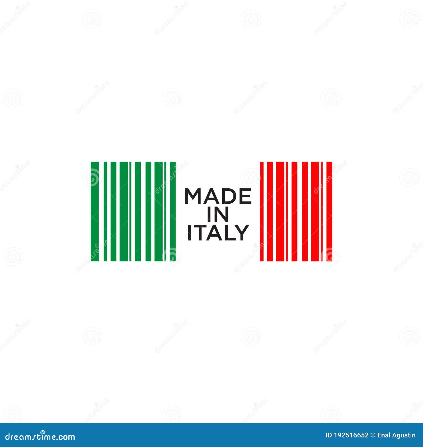 Italian Product Emblem Logo Design Template Stock Vector - Illustration ...