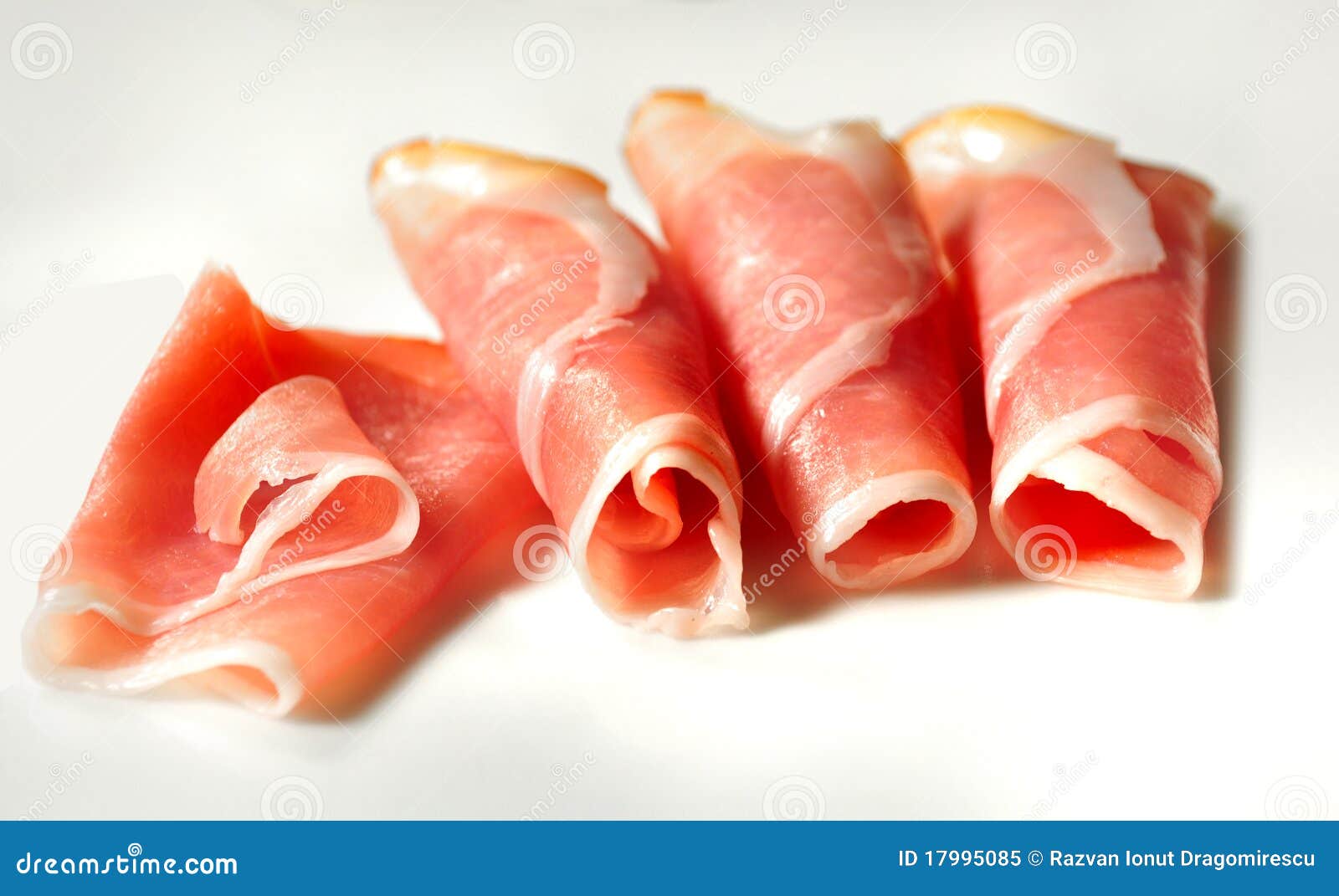 Italian Prosciutto Rolls stock image. Image of serrano - 17995085