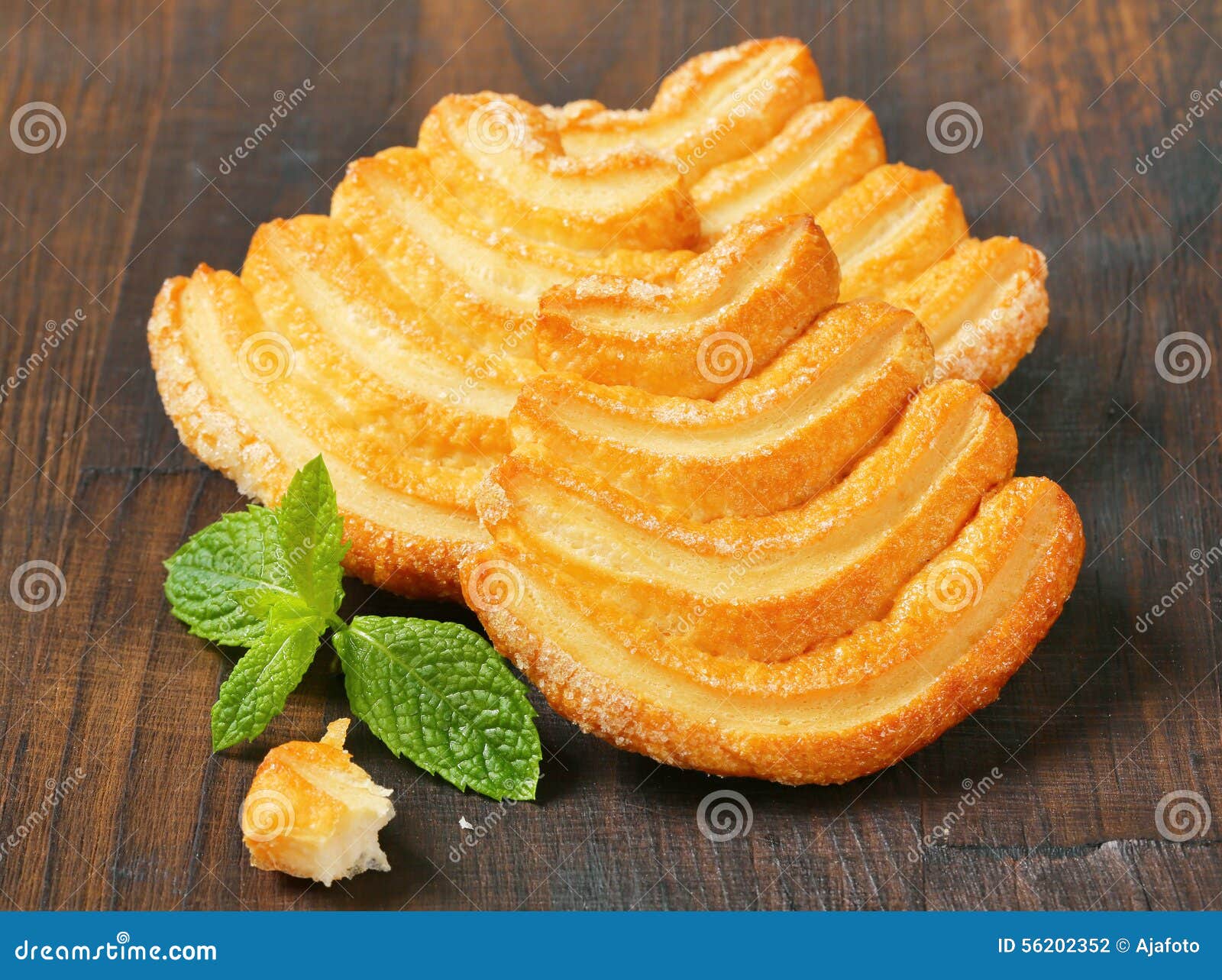 Italian Puff Pastry Biscuits Stock Photo - Image of crispy, studio ...