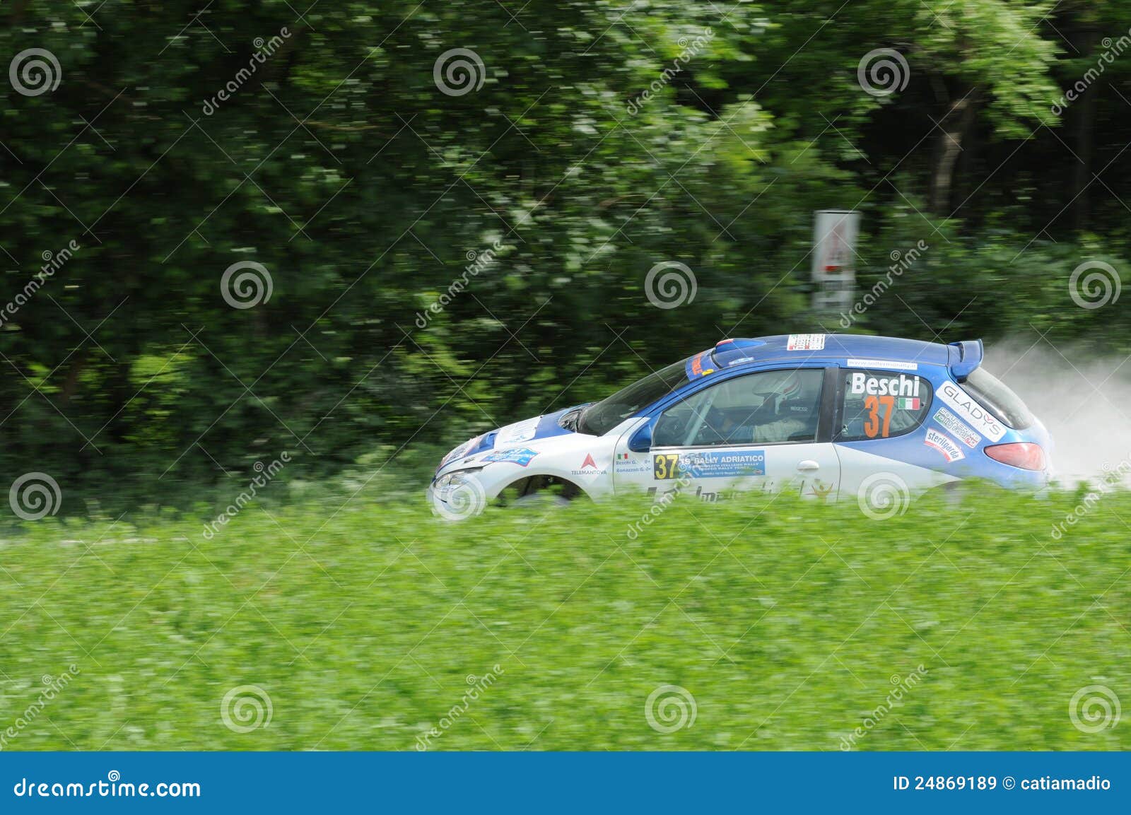 Italian Rally Championship editorial stock image. Image of national ...