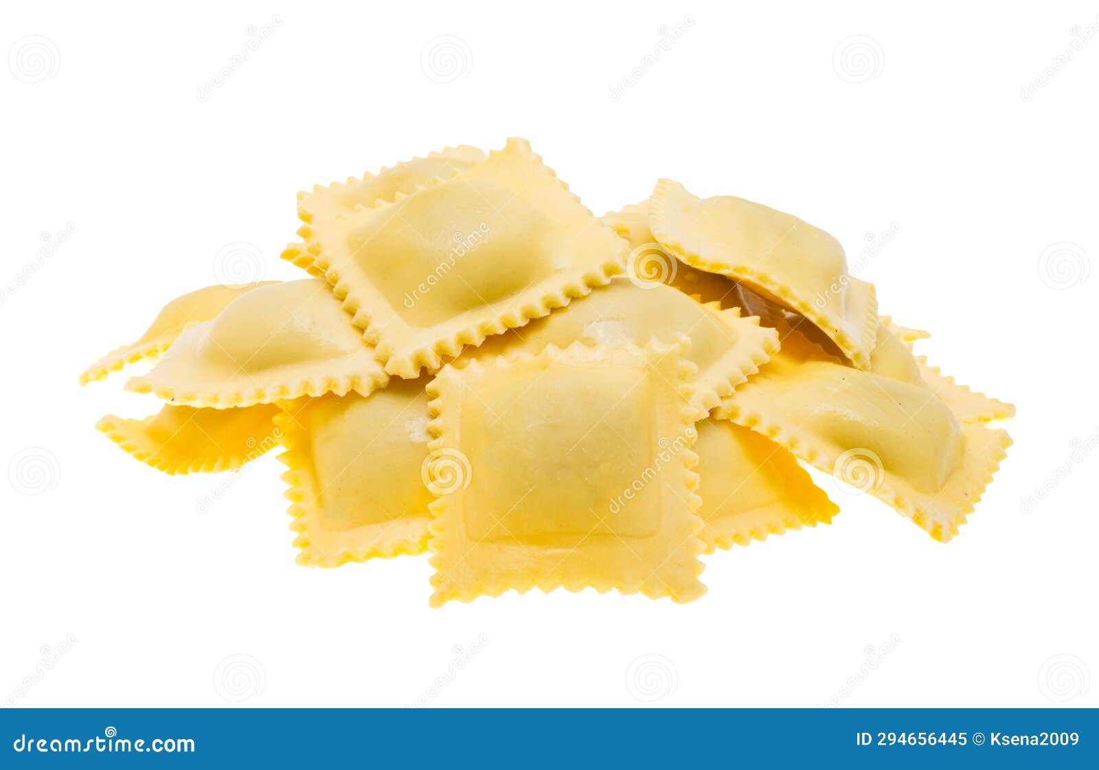 Italian ravioli isolated stock image. Image of kitchen - 294656445