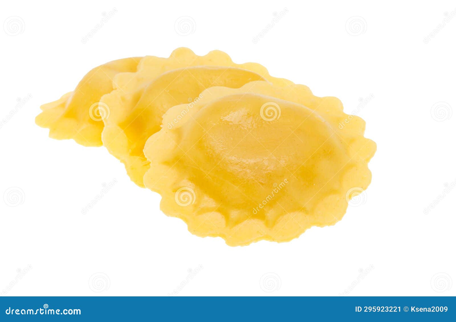 Italian ravioli isolated stock image. Image of healthy - 295923221