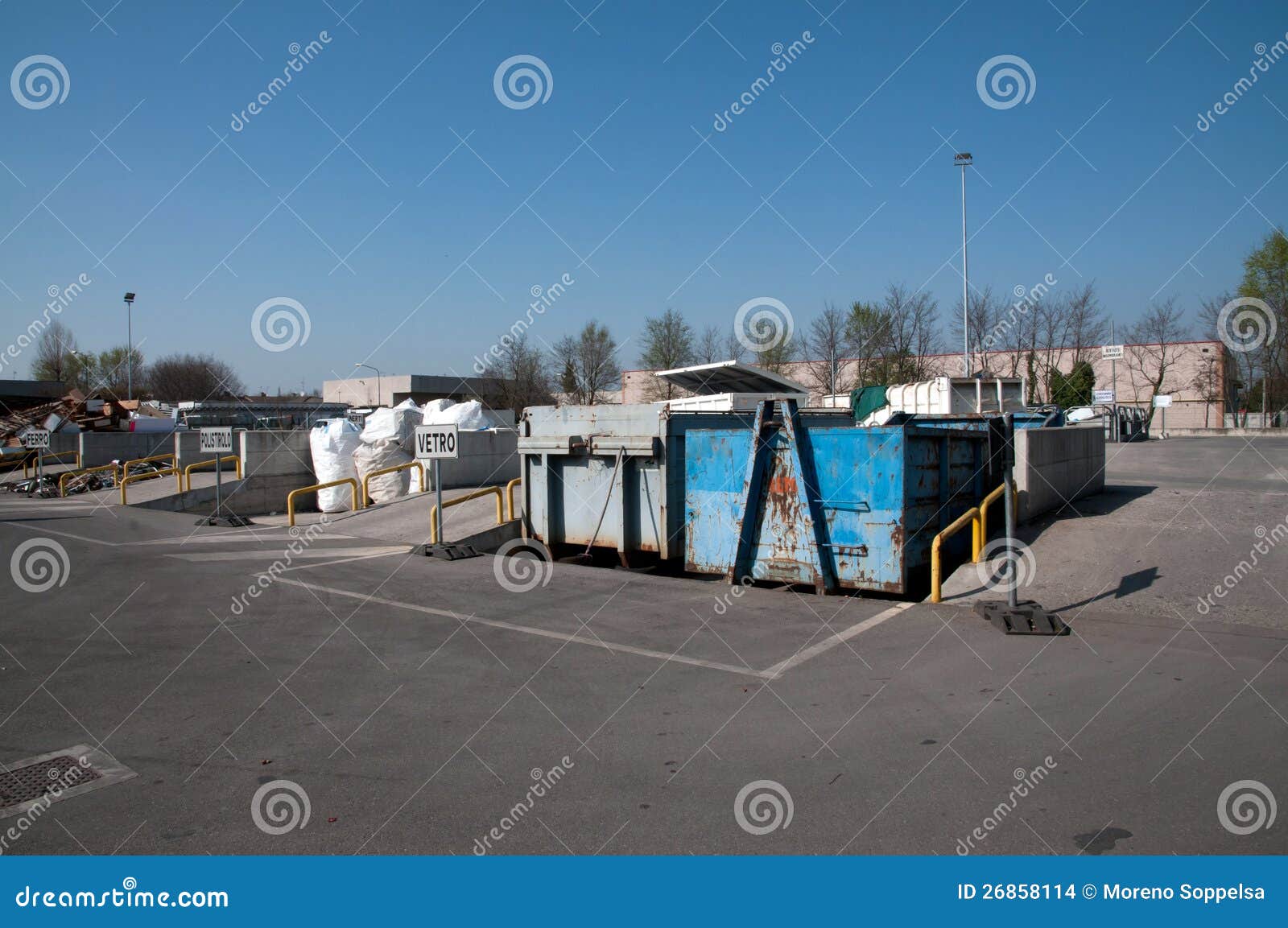 Italian Recycling Center (Raee) Stock Photo - Image of dump ...