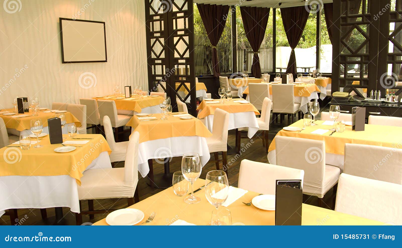 Italian restaurant stock image. Image of luxury, dishes - 15485731