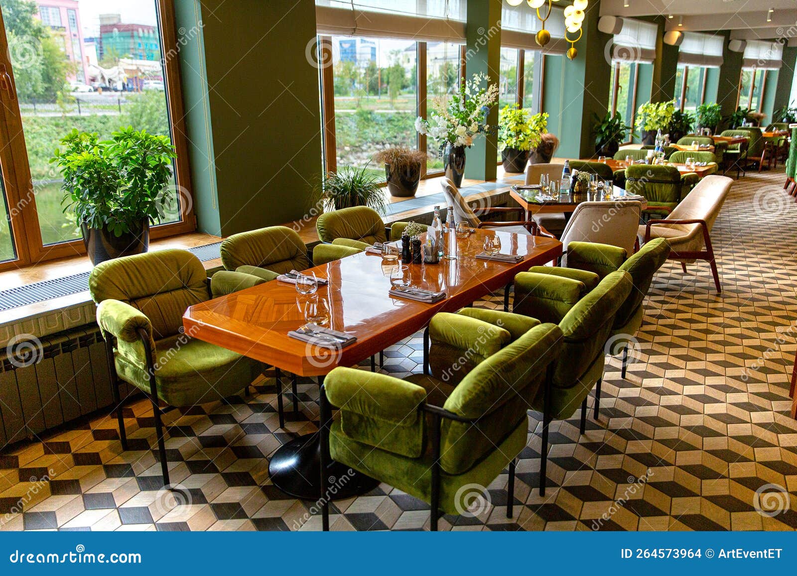 Italian Restaurant Interior in Style Stock Photo - Image of restaurant ...