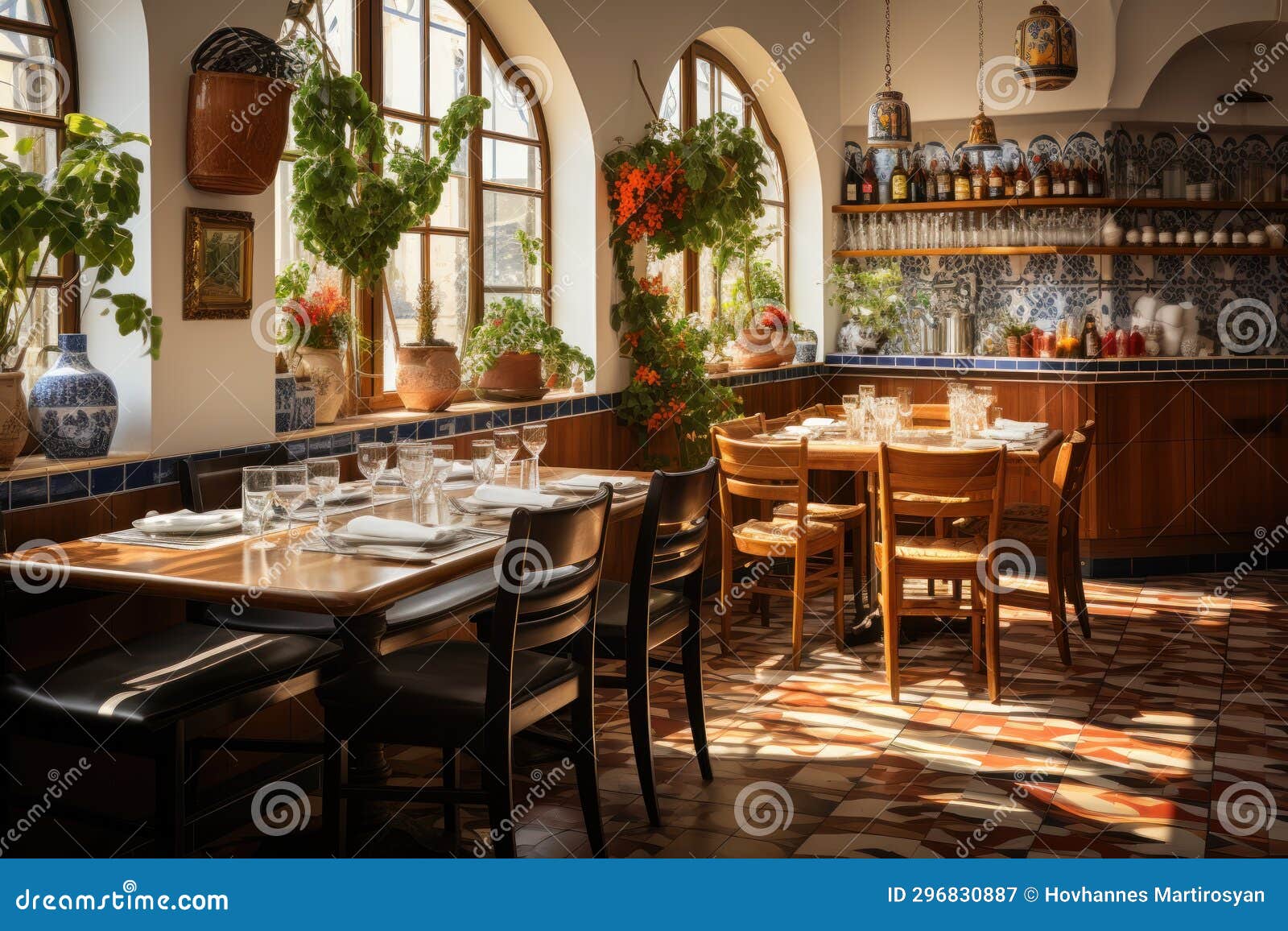 Italian Restaurant. Traditional Italian Kitchen. Stock Illustration ...