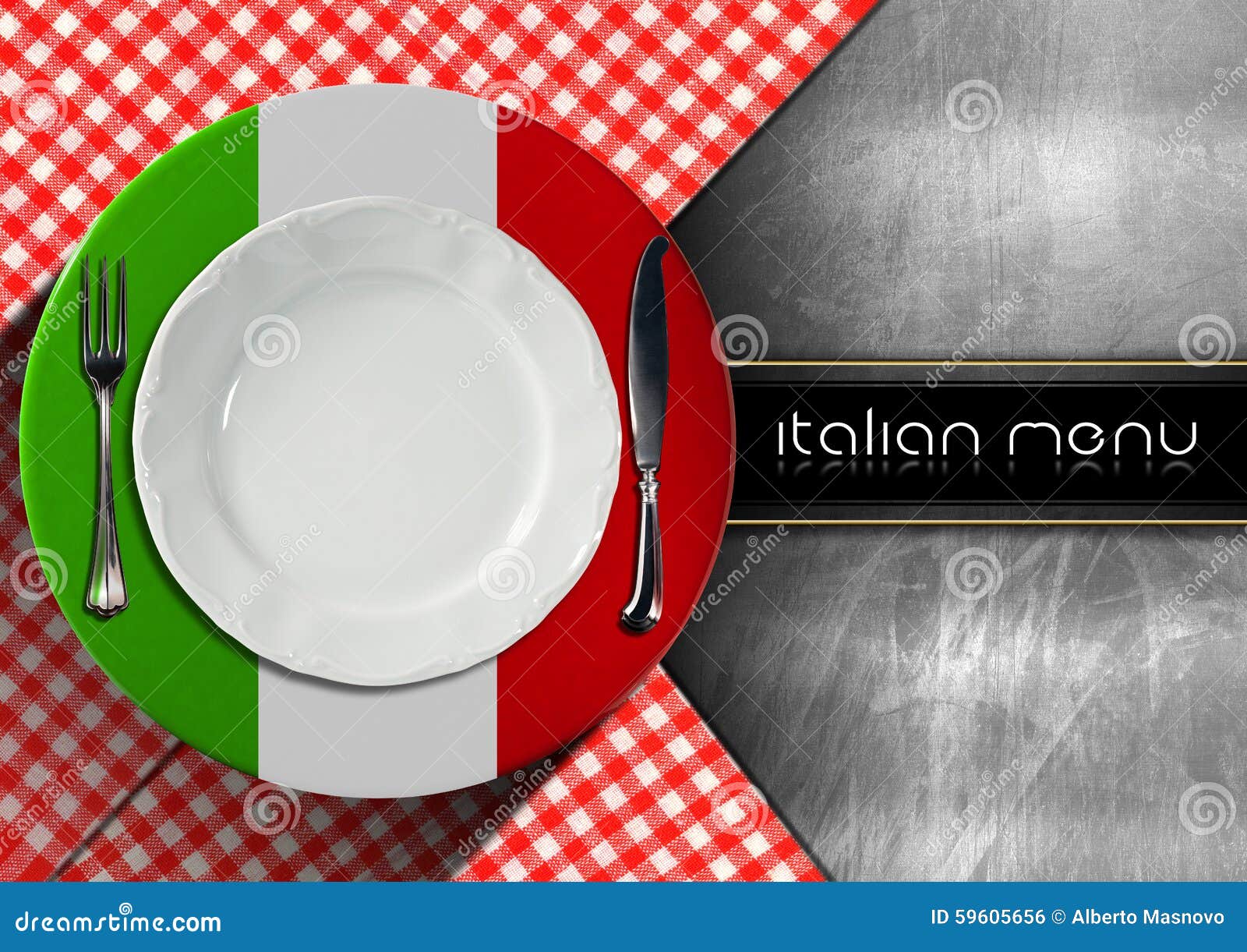 Italian Restaurant Menu Design Stock Illustration - Illustration of ...